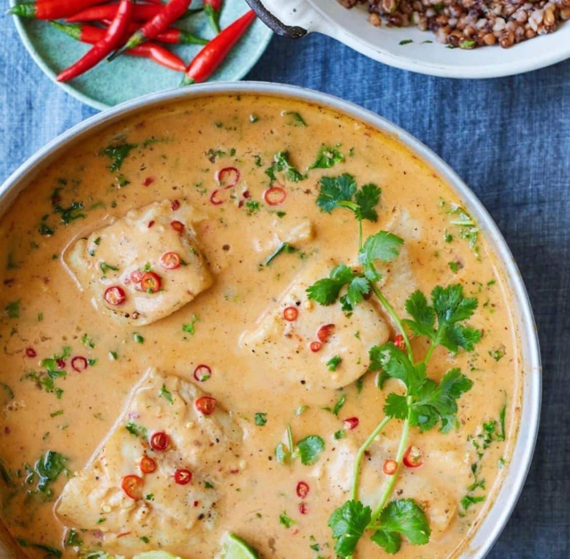 Hake with Harissa and Coconut Cream - Mother City Fish